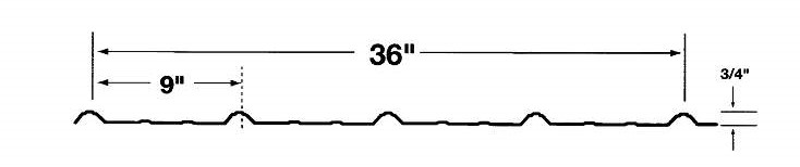 29ga Screw-Down Panels – Mid Maine Metal